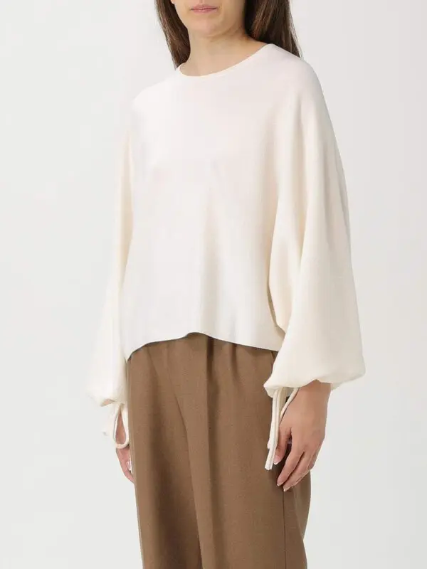 Max Mara Virgin Wool Sweater - White