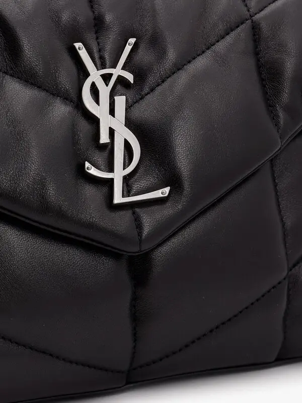 Saint Laurent Puffer Matelasse Leather Cross Body Bag - Multicolor