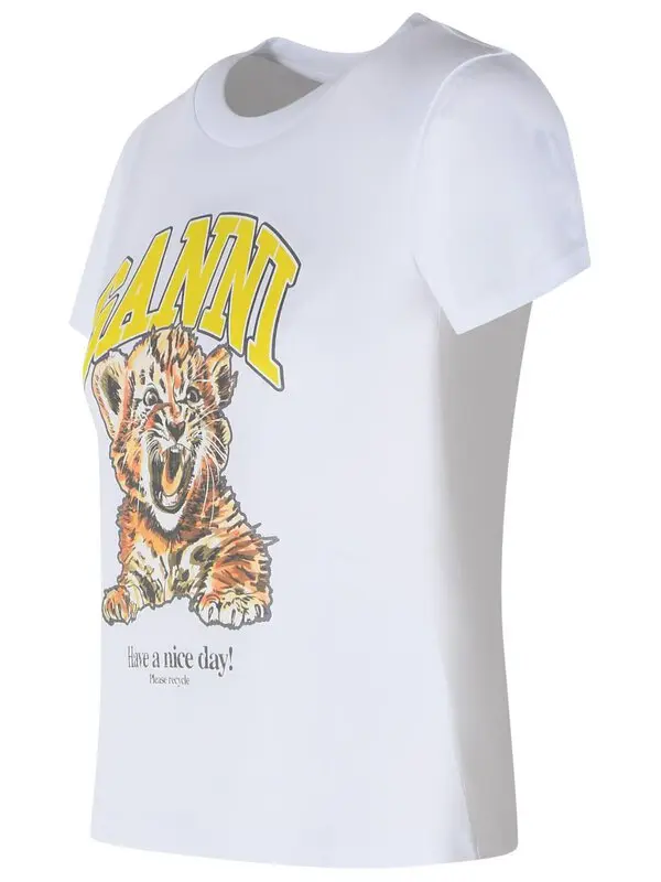 GANNI Cotton T-shirt