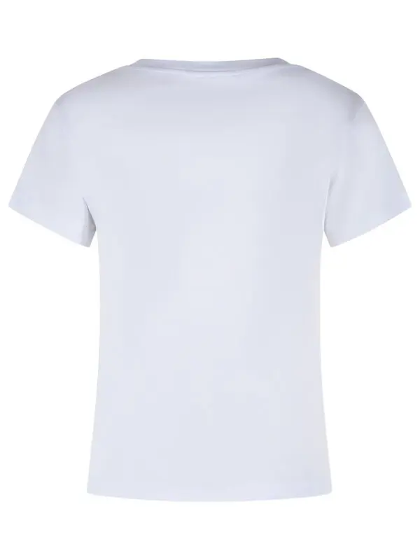GANNI Cotton T-shirt - White