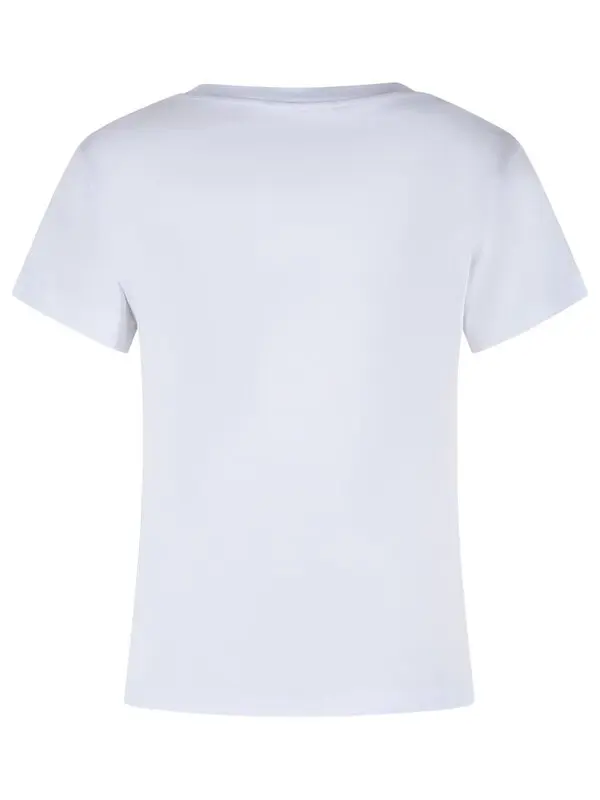 GANNI Cotton T-shirt - White