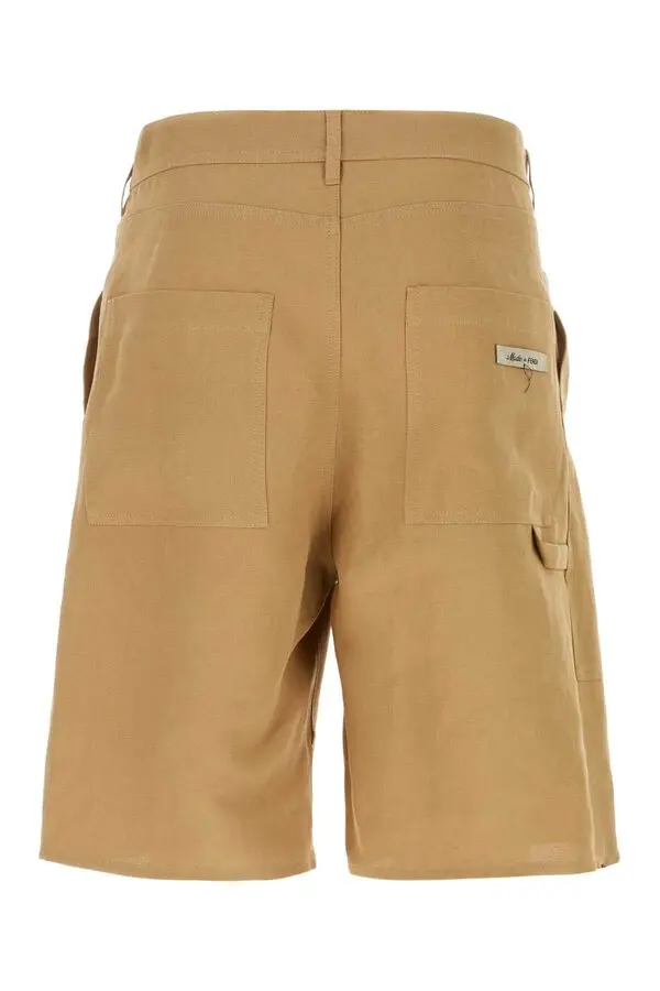 Fendi Paper Bermuda Shorts - Brown