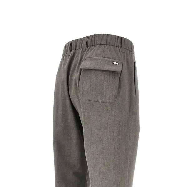 Herno Stretch Liht Wool Pants With Drawstring