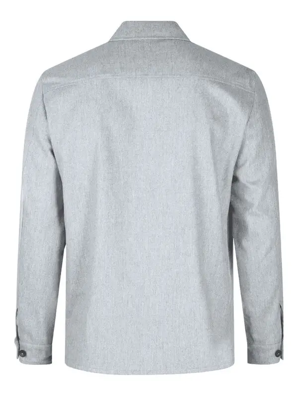 Eleventy Shirt Jacket With Pockets
