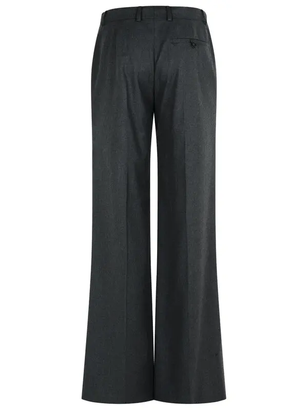 Stella McCartney Wool Flare Pants - Gray