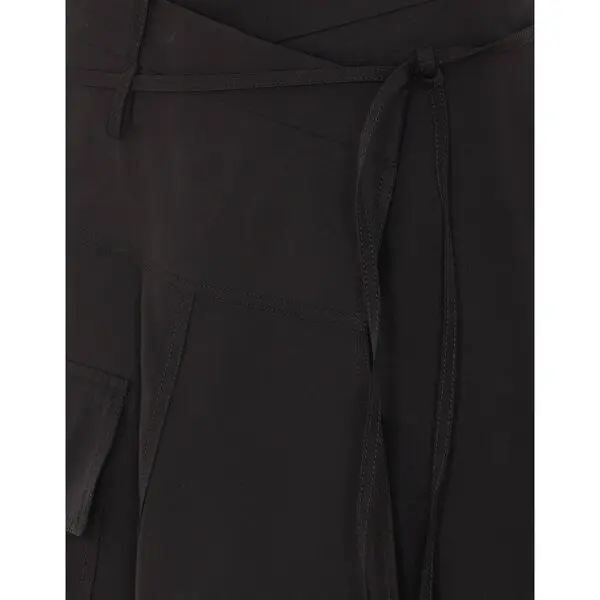 Bottega Veneta Compact Cotton Skirt - Black