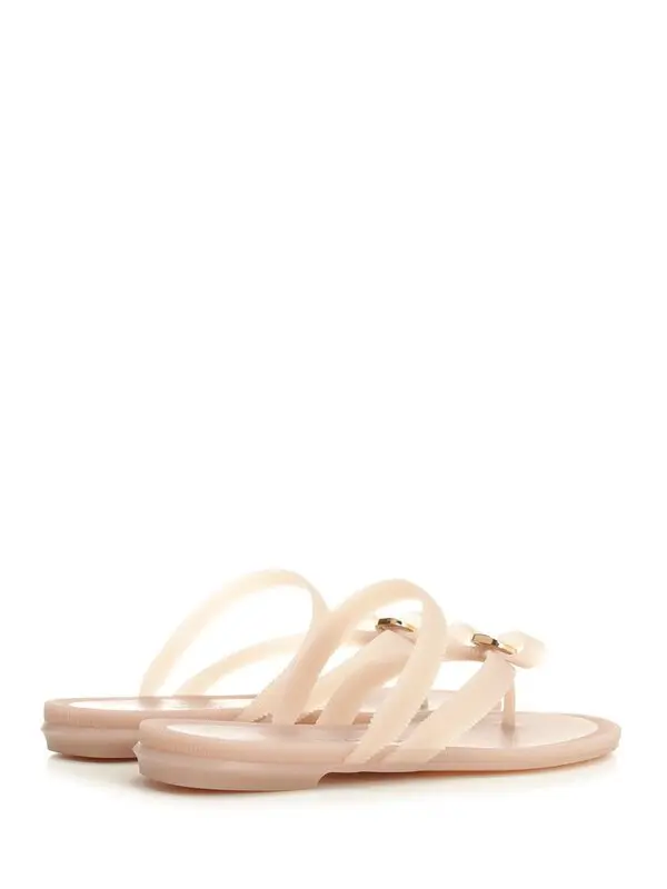 FERRAGAMO Vara Flip-flops With Jelly Bow