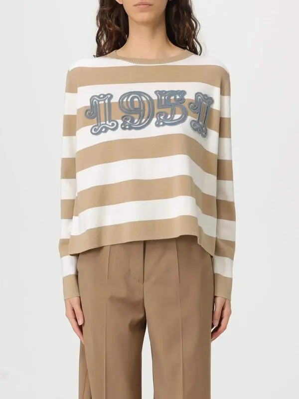 Max Mara Striped Virgin Wool Pullover - Multicolor