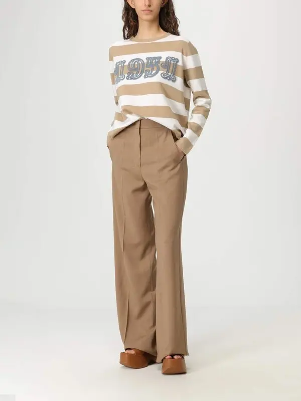 Max Mara Striped Virgin Wool Pullover - Multicolor