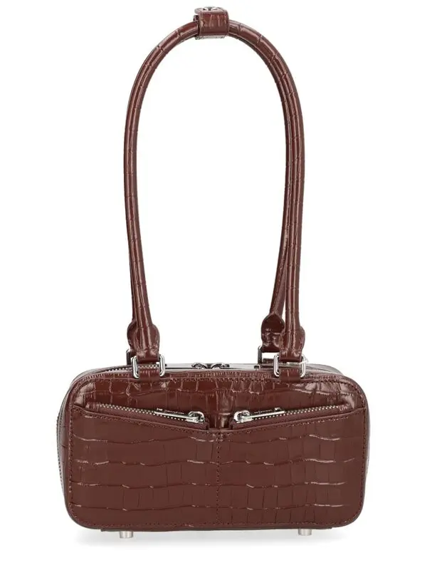 SELF-PORTRAIT Bag With Crocodile Effect