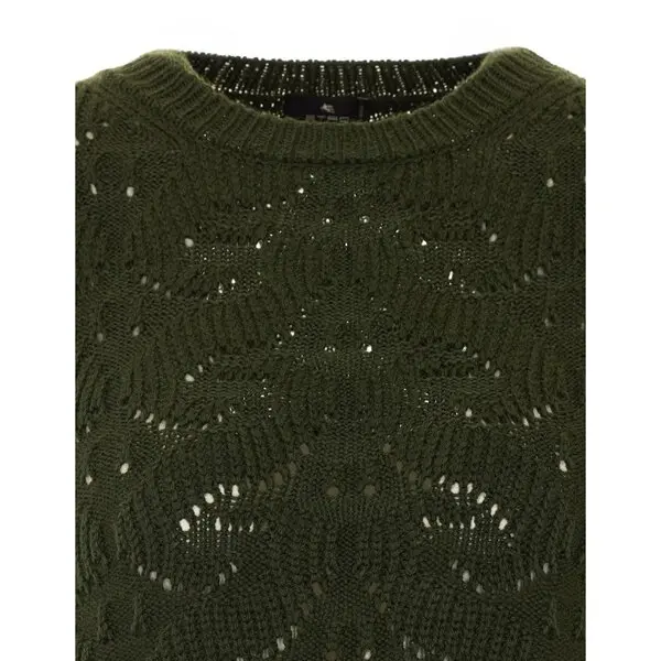 Etro Paisley Detailing Sweater - Green