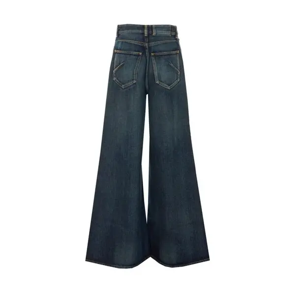 Alaïa Denim Palazzo Pants