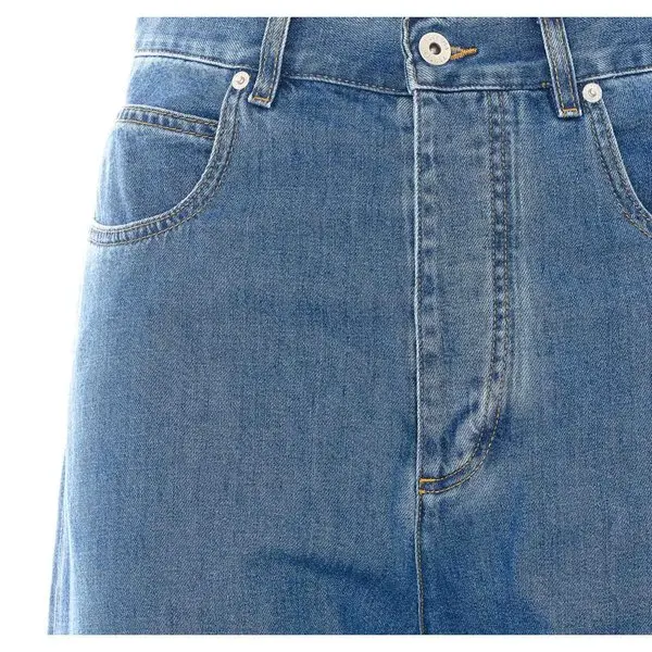 Bottega Veneta Wide Leg Jeans - Blue