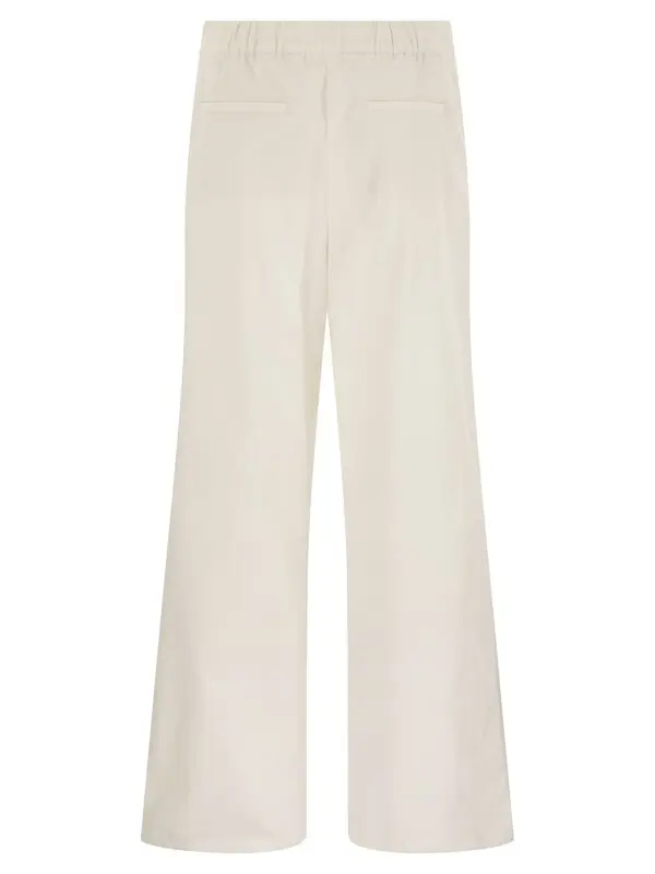 Herno Resort Cotton Trousers With Drawstring