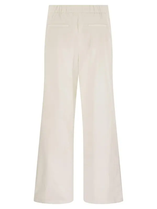 Herno Cotton Drawstring Trousers - White