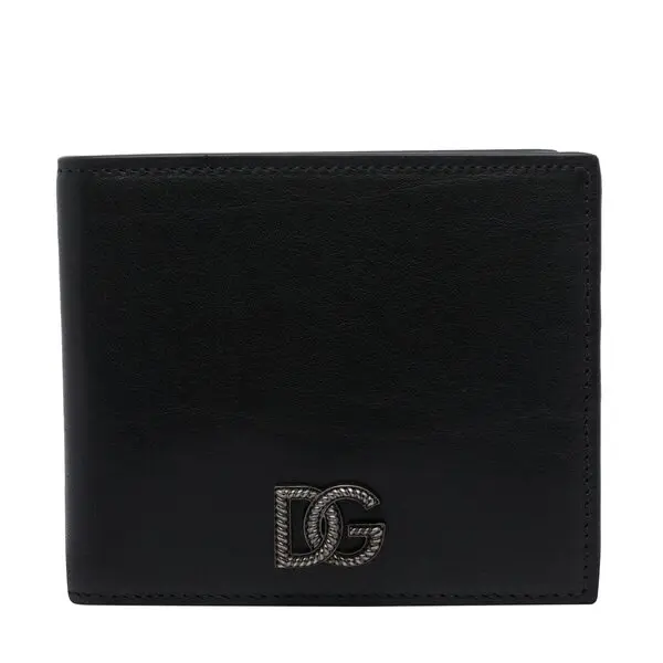 Dolce & Gabbana Dg Logo Bifold Wallet - Black