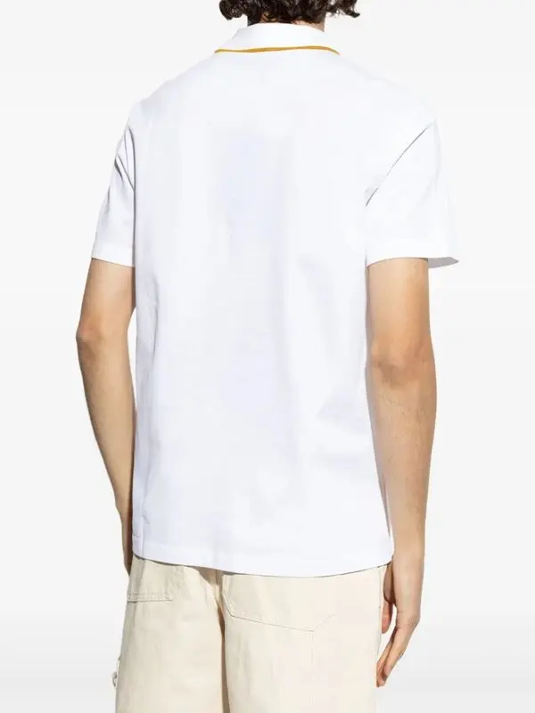 Versace Polo Shirt In Cotton Piqu