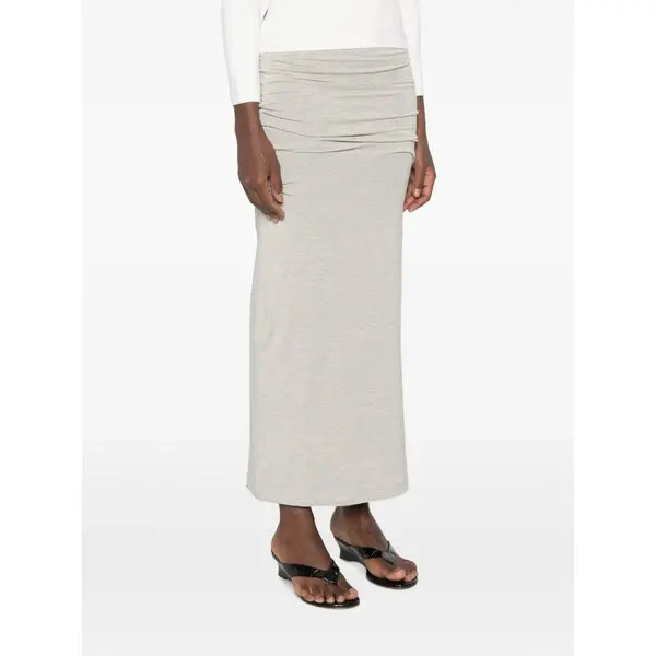 TOTEME Grey Skirts Asymmetric & Draped Skirts