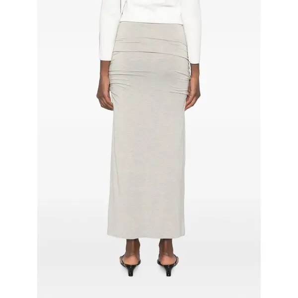 TOTEME Grey Skirts Asymmetric & Draped Skirts