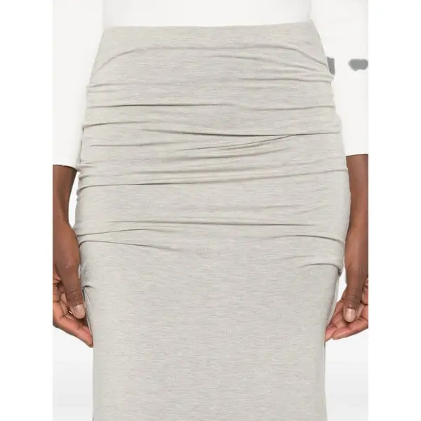 TOTEME Grey Skirts Asymmetric & Draped Skirts
