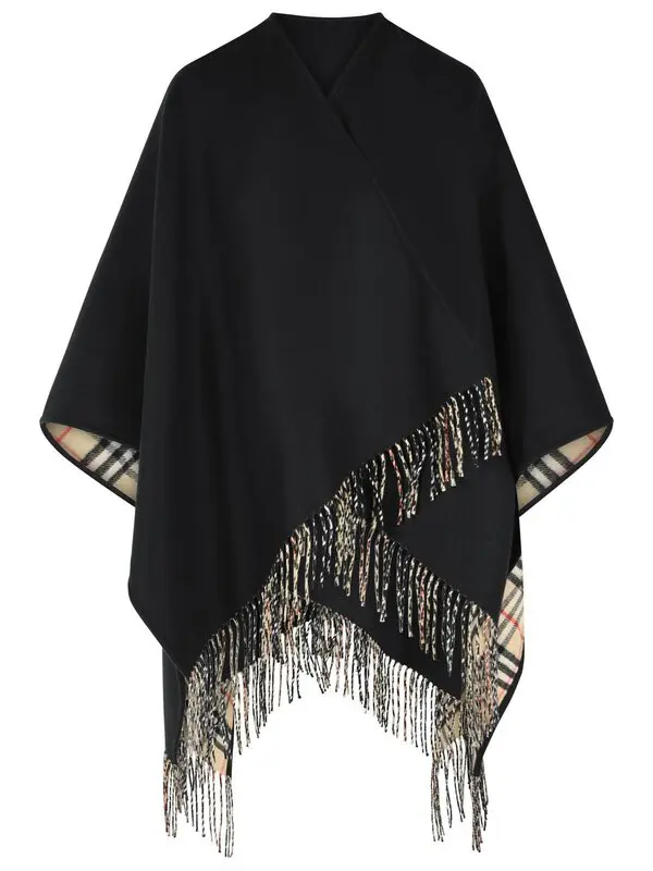 Burberry Check' Cashmere Cape
