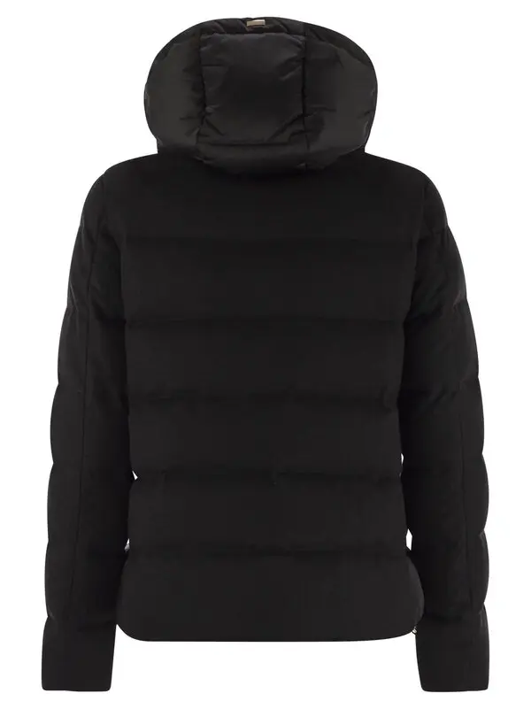 Herno Resort Silk And Cashmere Down Jacket