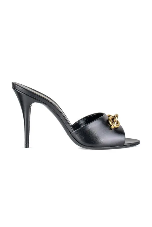 Saint Laurent Mules Le Maillon - Black
