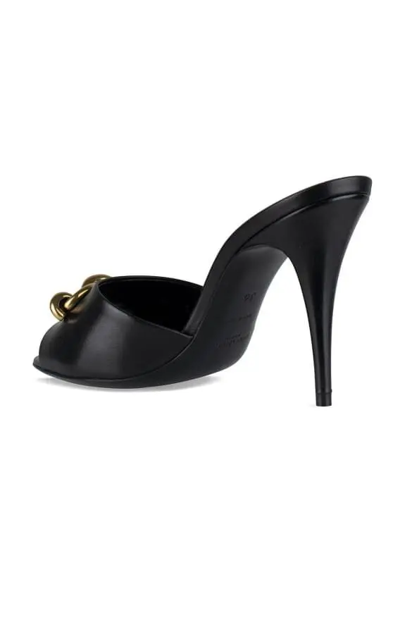 Saint Laurent Mules Le Maillon - Black