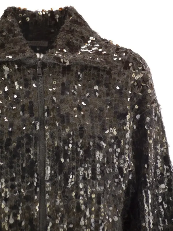 Brunello Cucinelli Mohair Blend Cardigan - Multicolor