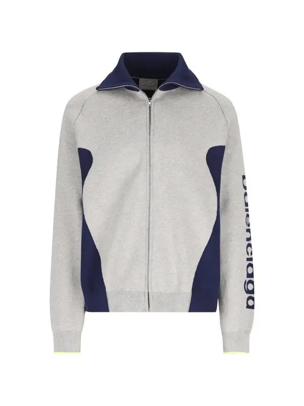 Balenciaga Knitted Cardigan With Zip Bodies