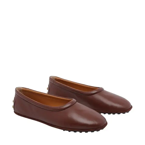 TOD'S Nappa Ballet - Brown
