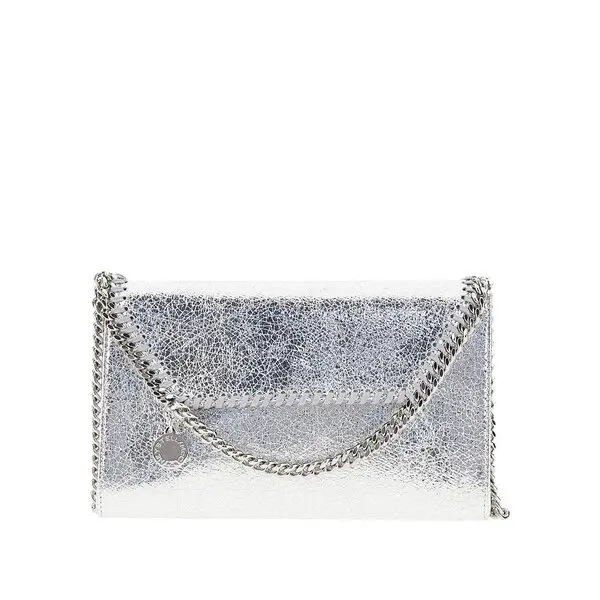 Stella McCartney Mini Falabella Crossbody Bag - Silver