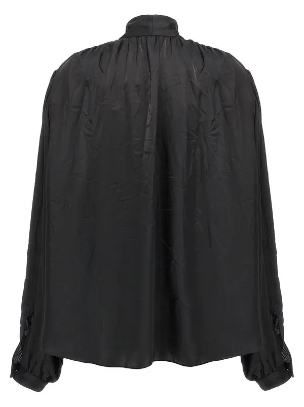 Balenciaga Double Sleeve' Shirt - Black