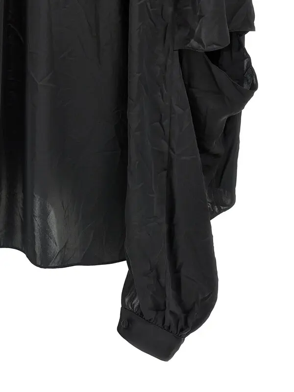 Balenciaga Double Sleeve' Shirt - Black