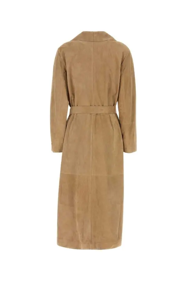 Fendi Camel Suede Coat