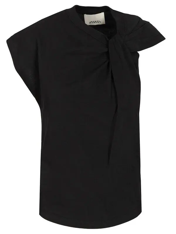 Isabel Marant Étoile Nayda Cotton Jersey T-shirt - Black