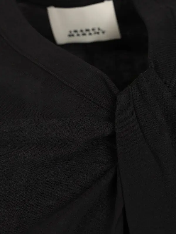 Isabel Marant Étoile Nayda Cotton Jersey T-shirt - Black
