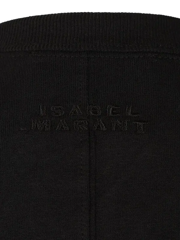 Isabel Marant Étoile Nayda Cotton Jersey T-shirt - Black