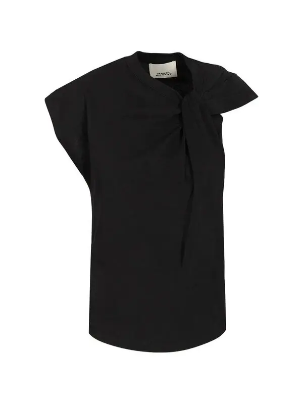 Isabel Marant Étoile Nayda Cotton Jersey T-shirt - Black
