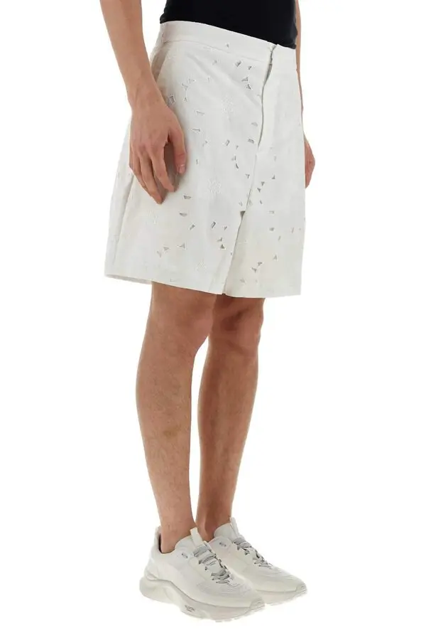 Valentino Garavani Cotton Blend Bermuda Shorts