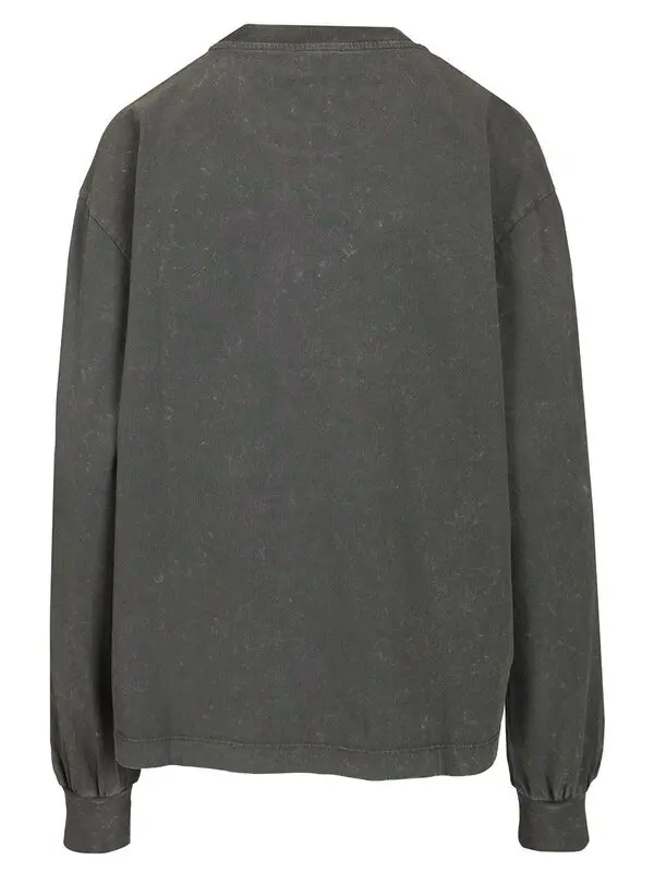 GANNI Tiger Print Long-sleeved T-shirt