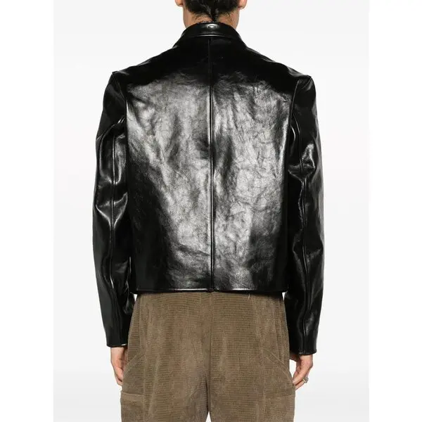 Our Legacy Leather Jacket - Black