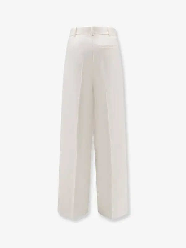 Dior Virgin Wool Trousers - Cream