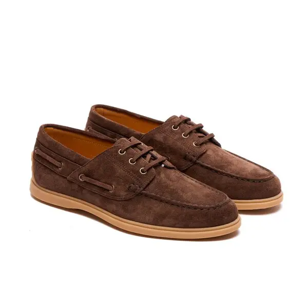 TOD'S Suede Boat Laofers