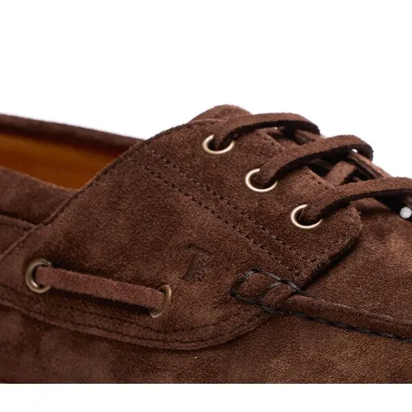 TOD'S Suede Boat Laofers