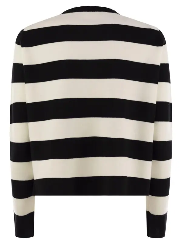 Max Mara Viterbo Wool Sweater With Embroidery
