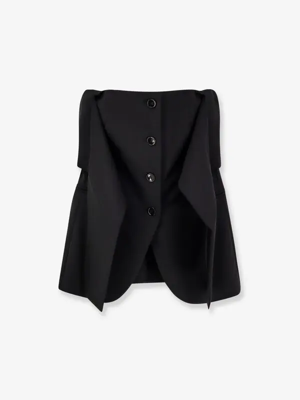 Max Mara Veruska Virgin Wool Top - Multicolor