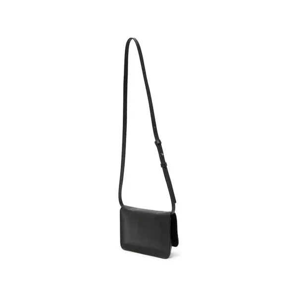 Marni Grained Leather Messenger Bag