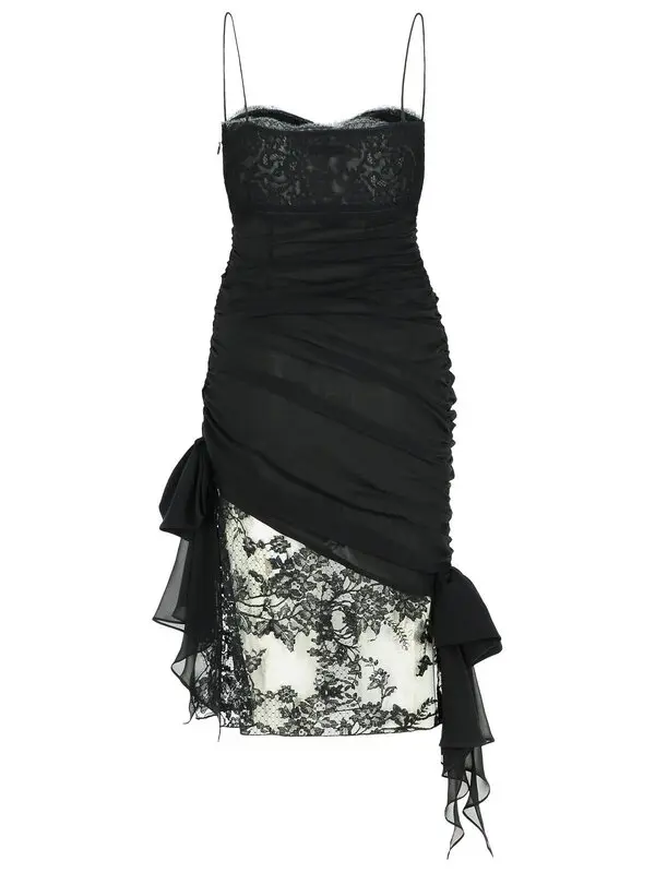 Alessandra Rich Silk Mini Dress