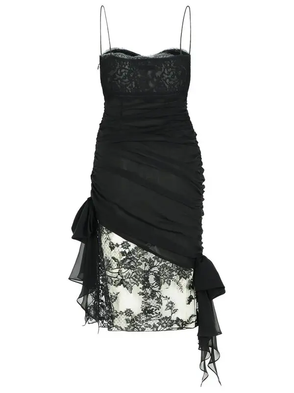 Alessandra Rich Silk Mini Dress